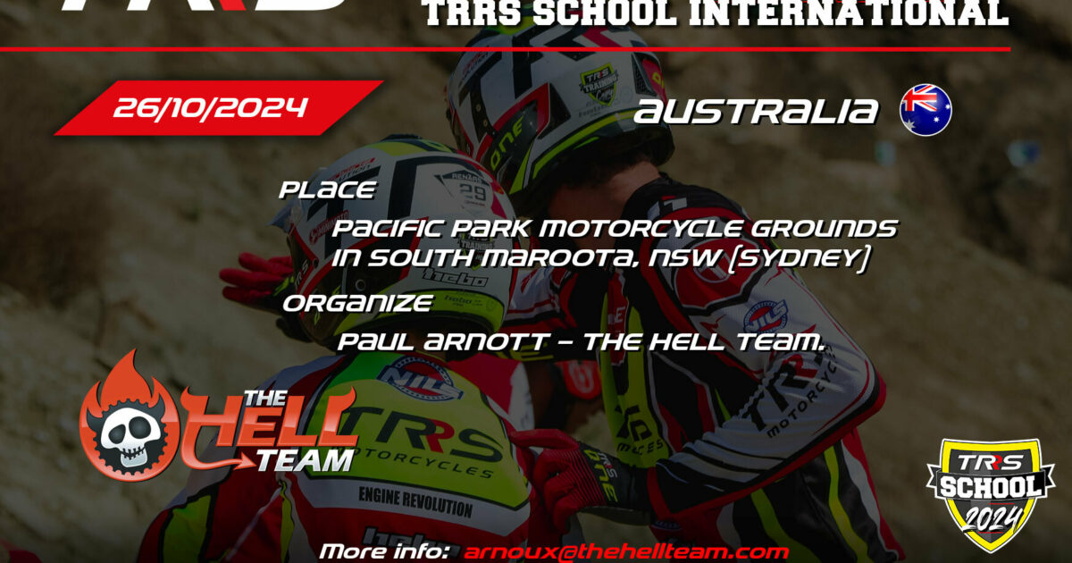 26th OCTOBER 2024, The first Australian TRS Trial… | Trials Australia