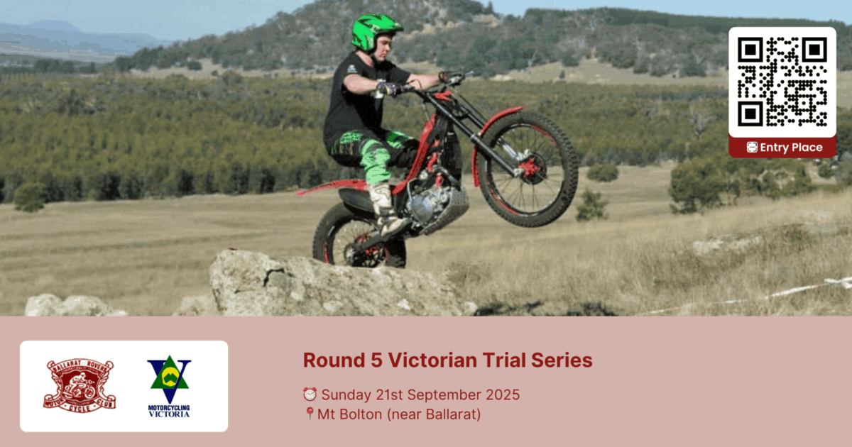 Entries Now Open – VTS Round 5, Mount Bolton Sept… | Trials Australia